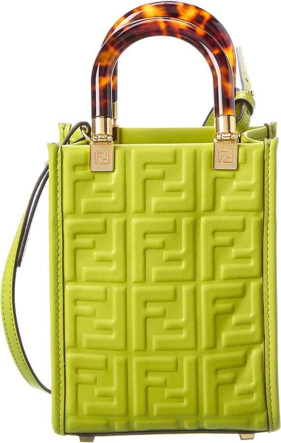 Fendi Sunshine Mini Leather Tote - ShopStyle