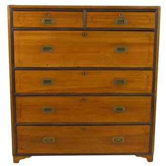 19th-C. British Military Campaign Chest - The Barn at 17 Antiques ...