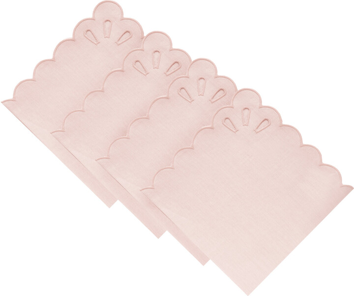 Moda Domus of-Four Handcrafted Linen NapkinsDomus - ShopStyle