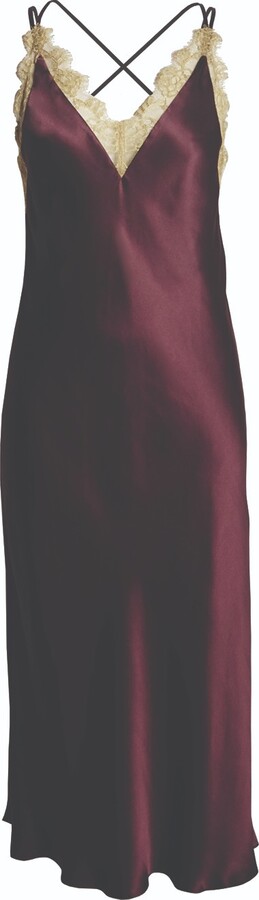 NK IMODE - Natasha Open Back Long Gown in Cognac - ShopStyle Evening ...