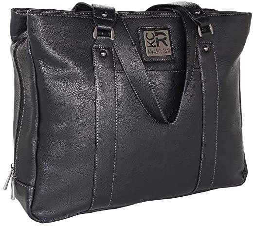 Kenneth Cole Reaction Top Zip 15.4 Computer Tote Pocket (Black ...
