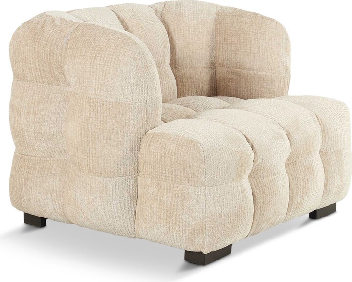 Barker and Stonehouse Lenor Cream Textured Fabric Chair - ShopStyle ...