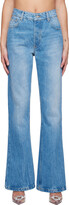 Paco Rabanne Blue Flared Jeans - ShopStyle