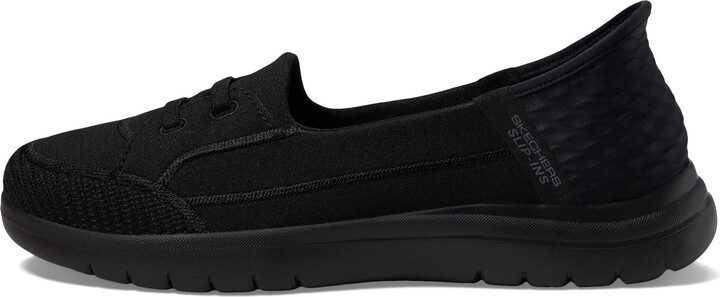 Skechers Women's On-The-Go Flex-Top Notch Hands Free Slip-ins Boat Shoe ...