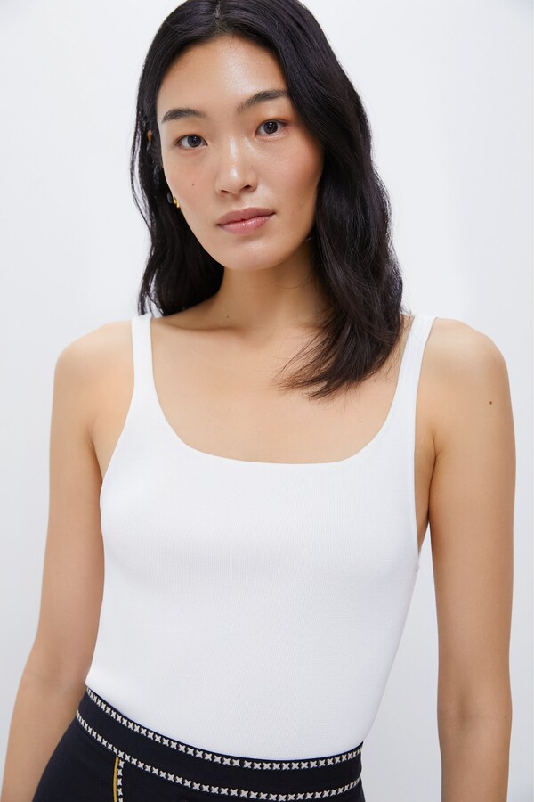 Tuckernuck White Alba Compression Tank - ShopStyle Tops