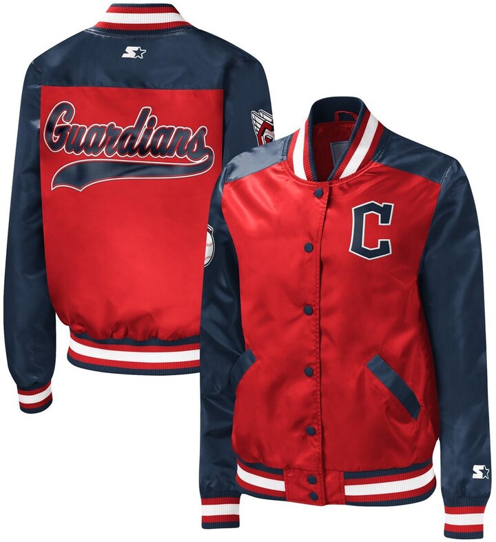 Women's Starter Red Cleveland Guardians The Legend Full-Snap Jacket - ShopStyle