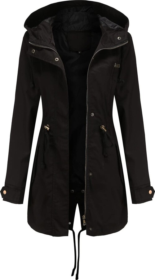 Cocila Women's Waterproof Jacket Hooded Raincoat Women Light Jacket ...