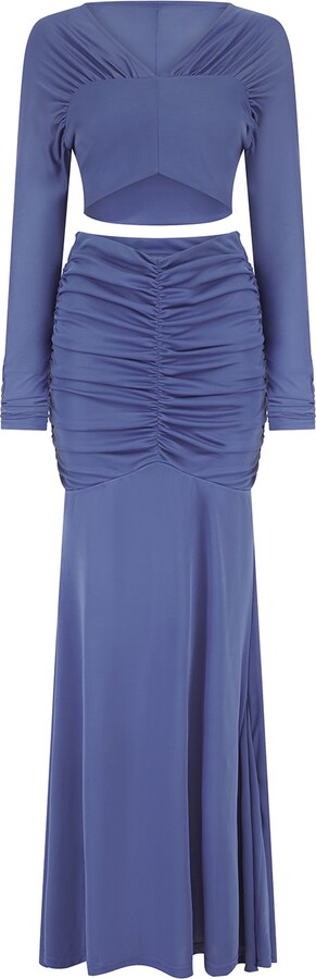 Celestine & Mae Saponaria Co-Ord Set In Colony Blue - ShopStyle Jackets