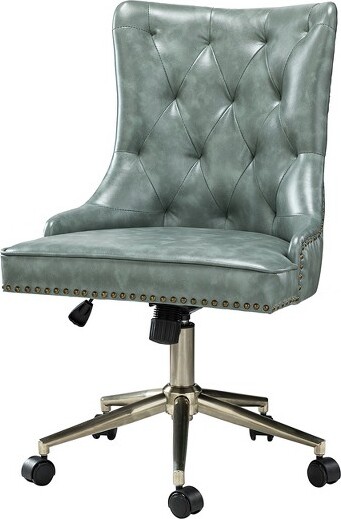 Busiris Height Adjustable Task Chair with Nailhead Trim | Karat Home ...