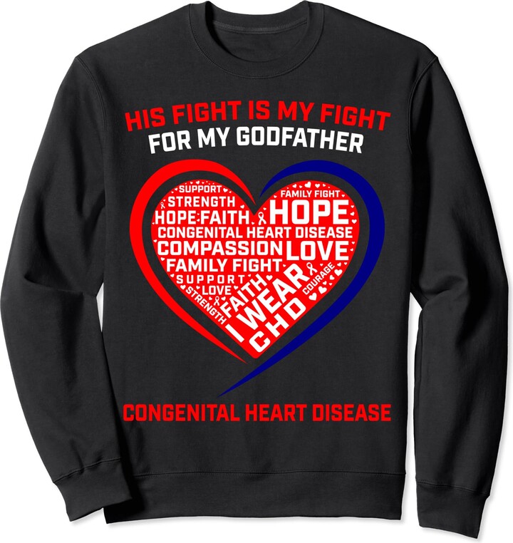 Congenital Heart Disease Health Month Merchandise Fight Godfather CHD ...