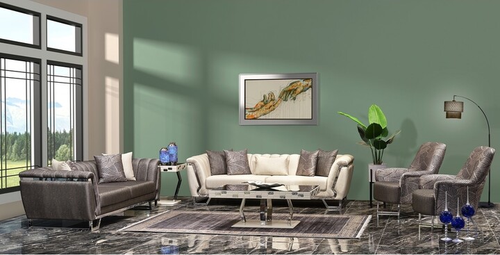 Furnia Rome Two Sofa Two Chair Living Room Set - ShopStyle