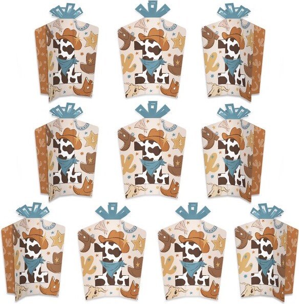 Big Dot of Happiness My First Rodeo - Table Decorations - Little Cowboy ...