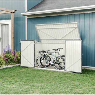 Living and Home Heavy Duty Steel Bicycle Storage Shed - ShopStyle Decor