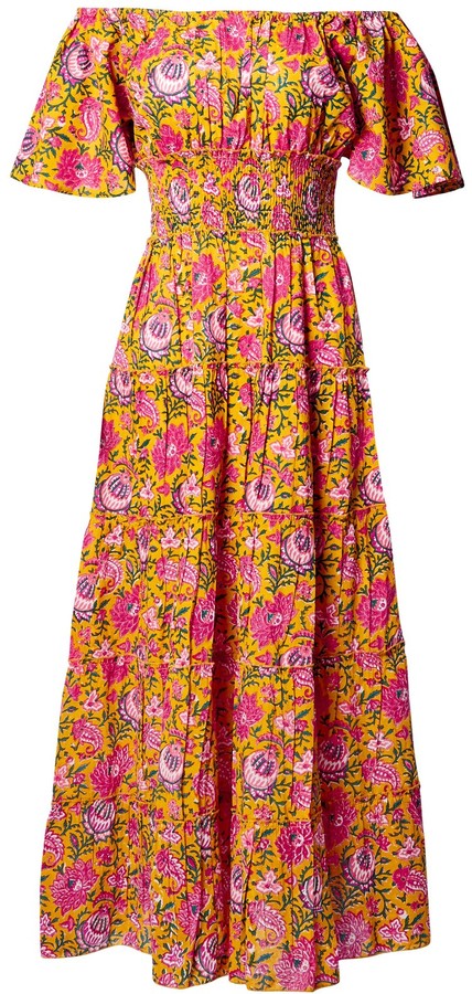 Pink City - 70s Jal Spanish Rah Rah Dress - M - ShopStyle