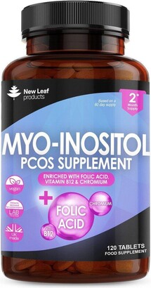 New leaf health Myo-Inositol PCOS Supplement - Myo-Inositol 120 Tablets ...