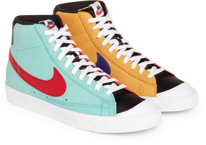 Nike Blazer Mid '77 Mismatched High Top Sneakers - ShopStyle