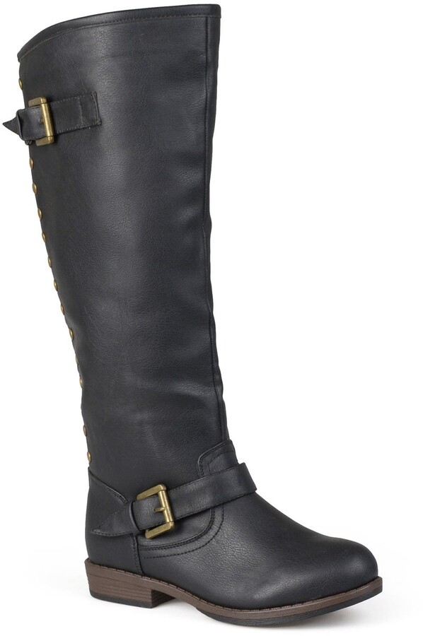 Journee Collection Spokane Riding Boot - Extra Wide Calf - ShopStyle