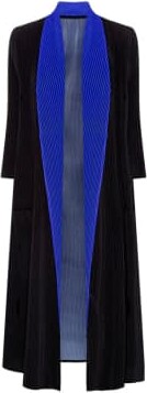 Alquema Plisse Paint Coat Blk/ - ShopStyle