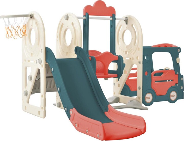 Simplie Fun Bus-themed Swing-n-Slide Play Structure - ShopStyle Pool ...