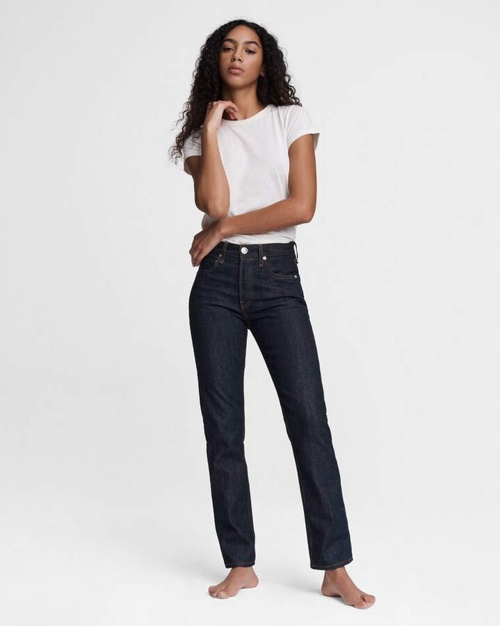 Rag & Bone Maya High-rise Slim - Resin Rinse - ShopStyle Skinny Jeans