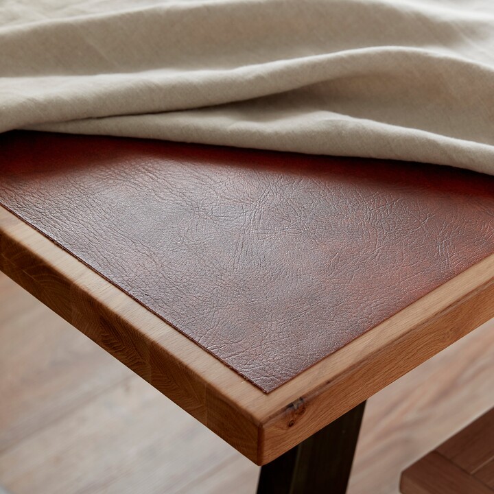 Dunelm By the Metre Chester PVC Leatherette Brown - ShopStyle Quilts ...