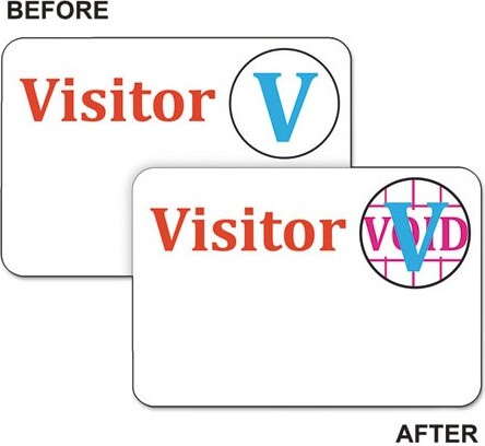 C-Line Time’s Up! Self-Expiring Visitor Badges, One-Day Spot Badge, 3 x ...