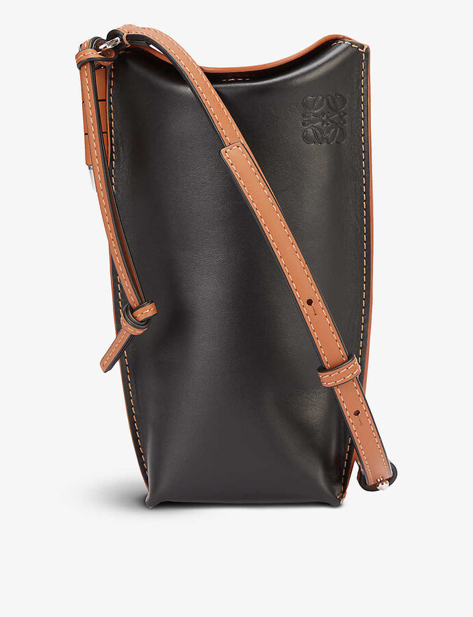 Loewe Gate Pocket leather shoulder bag - ShopStyle