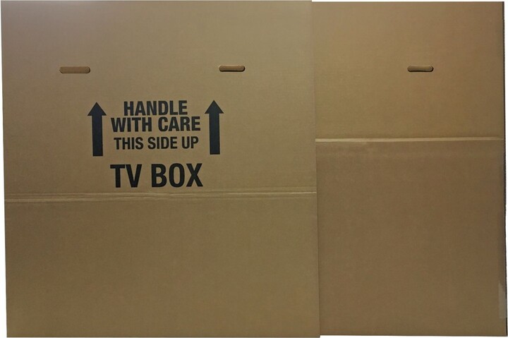 uBoxes Double Wall Corrugated 72 x 6 x 42 Inch Space Saving Cardboard ...