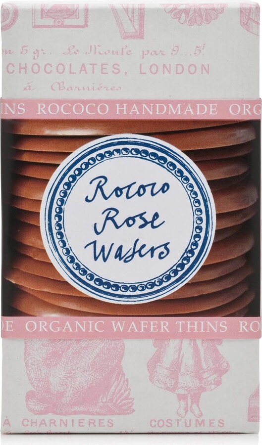 Rococo Organic Milk Chocolate Rose Wafers 150g - ShopStyle Food & Beverage