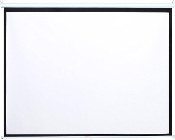 Living and Home 100" Manual Wall/Ceiling Mounted Projector Screen ...