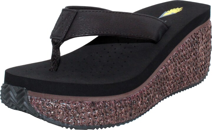 Volatile Women's Flip Flop Wedge Sandal - ShopStyle