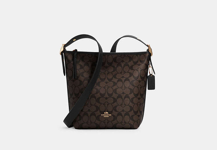 Coach Outlet Val Duffle Bag In Signature Canvas - ShopStyle