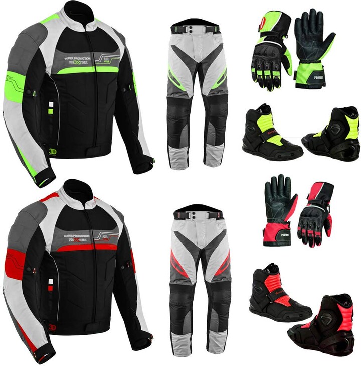 PROFIRST Motorcycle Motorbike Suit Waterproof Motorcycle Moped 2 Piece ...