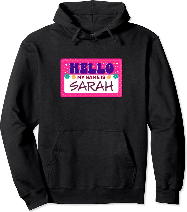 Sarah Custom Name Introduction Name Tag Hello My Name Is Sarah ...