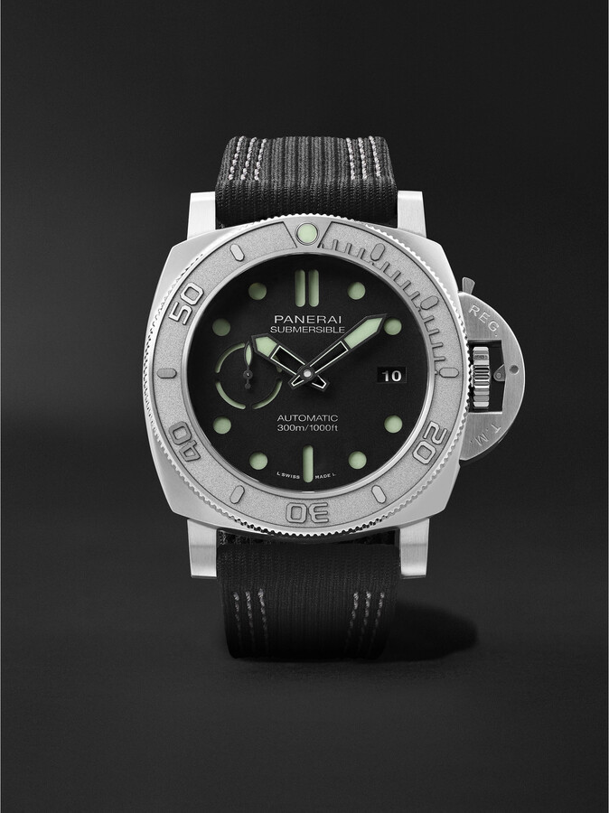 Panerai Submersible Mike Horn Edition Automatic 47mm Eco-Titanium and ...