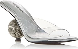 Jeffrey Campbell Women's So-Fly Embellished Sphere Heel Slide Sandals ...