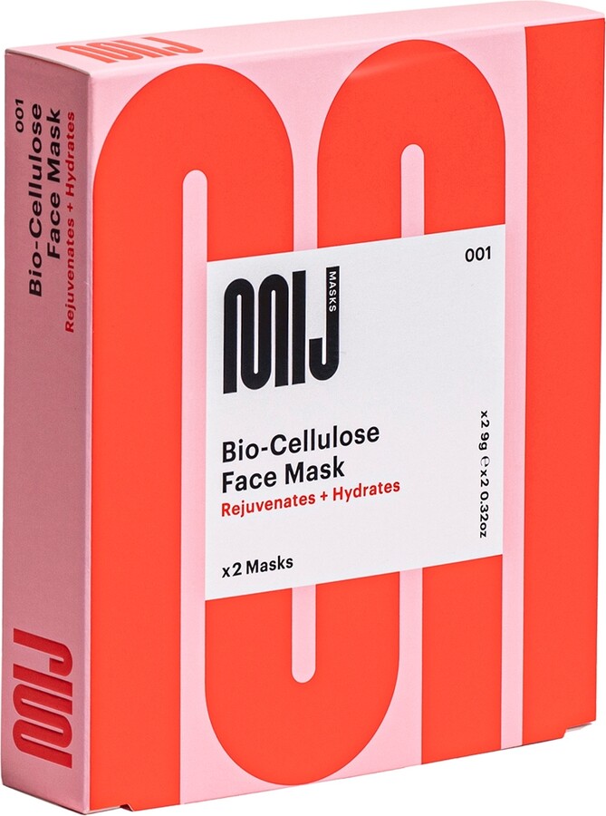 MIJ Bio-Cellulose Face Mask 001 - Rejuvenates & Hydrates X 2 - ShopStyle