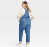 Universal Thread Women's Denim Overalls Medium Wash - ShopStyle
