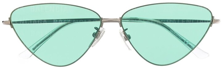 Balenciaga Invisible cat eye-frame sunglasses - ShopStyle