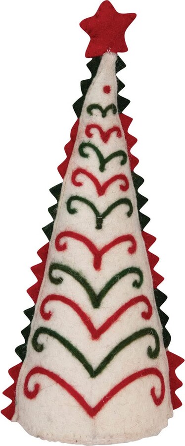 Creative Co-op Wool Felt Tree with Applique - ShopStyle