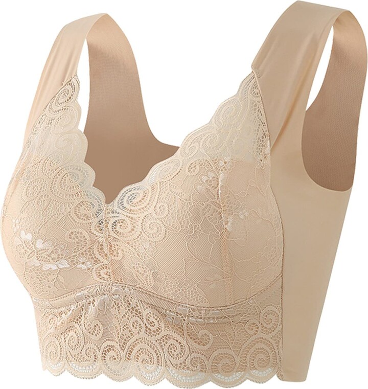 YOGALULU No Show Bralette Festival Bralette Lace Nursing Bralette 32 G ...