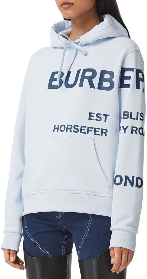 Burberry Horseferry-Print Cotton Oversized Hoodie - ShopStyle