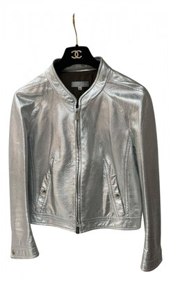 Celine silver Leather Jackets - ShopStyle