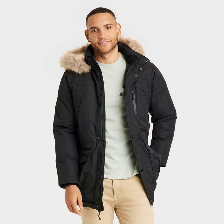 Men's Artic Puffer Jacket - Goodfellow & Co™ Black S - ShopStyle