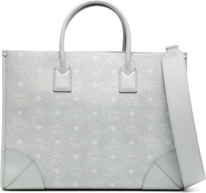 MCM large Munchen tote bag - ShopStyle
