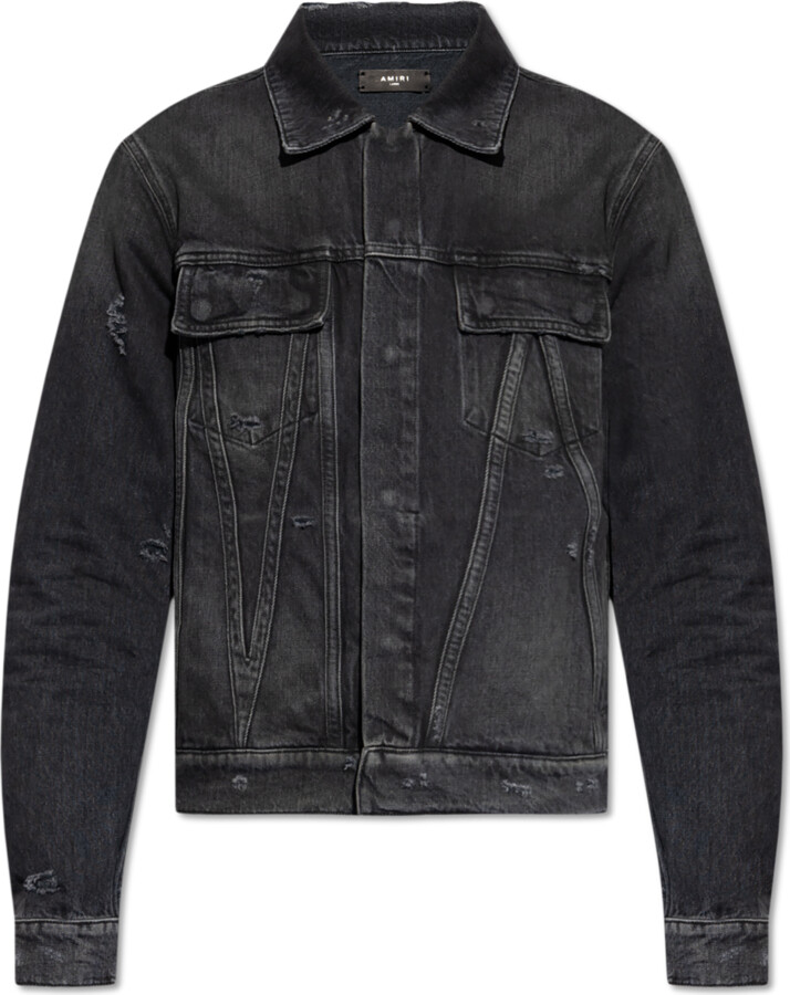 Amiri Denim Jacket, , - Black - ShopStyle