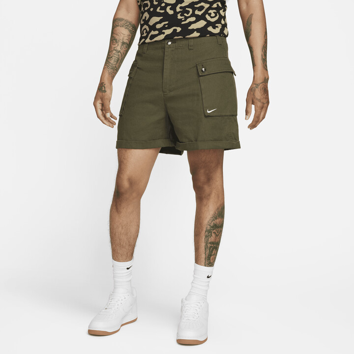 Nike Men's Life Woven P44 Cargo Shorts in Green - ShopStyle