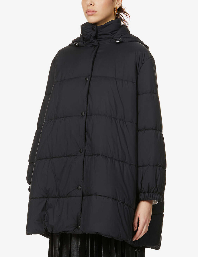 Givenchy A-line quilted shell puffer jacket - ShopStyle