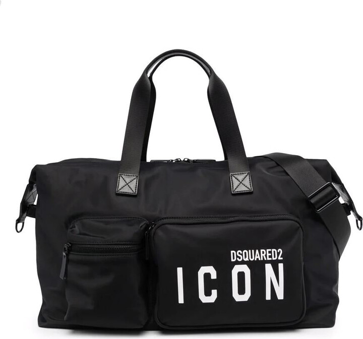 DSQUARED2 logo-print holdall bag - ShopStyle Backpacks