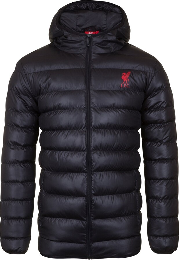 Liverpool F.C. Liverpool FC Official Football Gift Mens Quilted Hooded ...